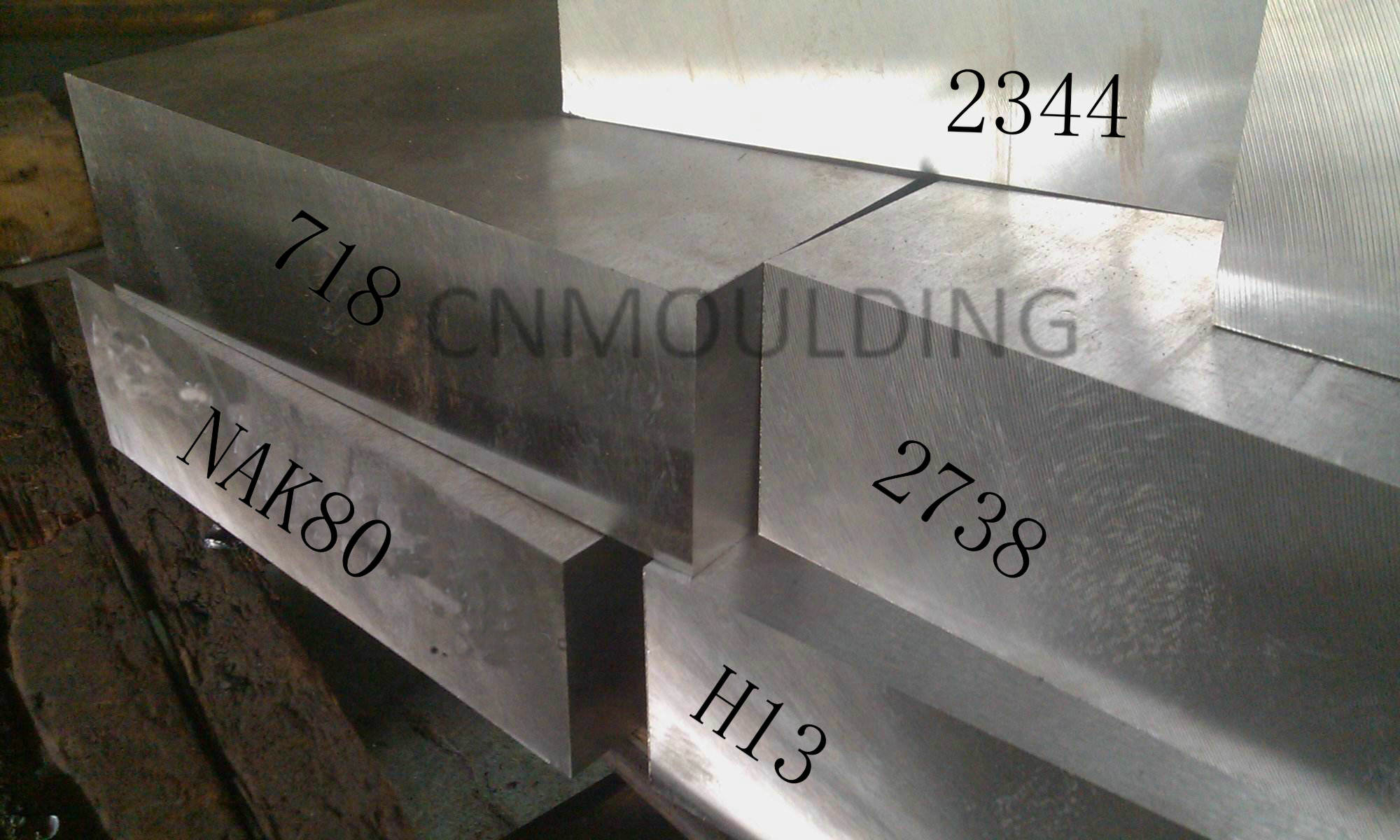Widely used injection mold steels